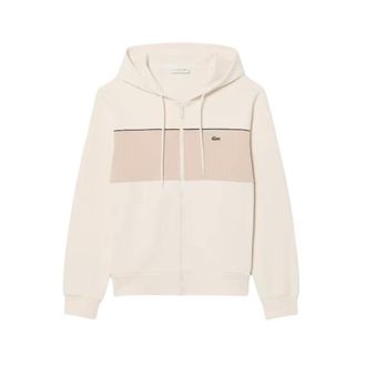 Lacoste Homme, Sweatshirts et sweats &agrave; capuche, Beige, Taille: S Sweat zipp&eacute; &agrave; capuche