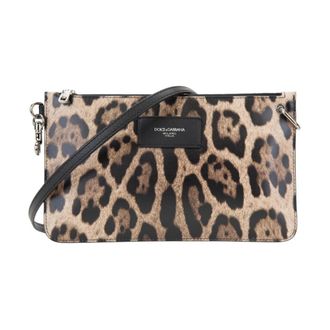Dolce & Gabbana Herren Leder Crossbody Clutch Tasche - - Bags - Herren - Mehrfarbig - ONE SIZE