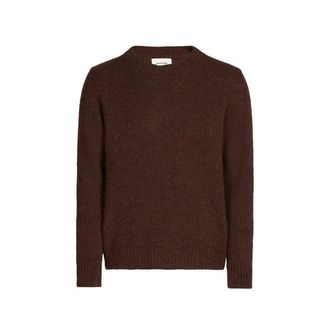 Saison 1865 Pull Galpa col rond en alpaga mélangé