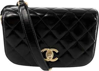Chanel Sac port&eacute; &eacute;paule Pre-owned - Femme - Pre-owned - Noir - Taille: ONE Size