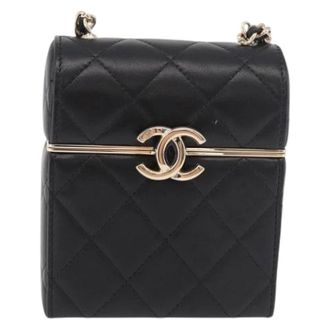 Chanel Sac bandouli&egrave;re vintage Pre-owned - Femme - Pre-owned - Noir - Taille: ONE Size