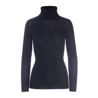 Bitte Kai Rand Schwarzer Merinowoll Rollkragenpullover - - Knitwear - Damen - Schwarzk - S