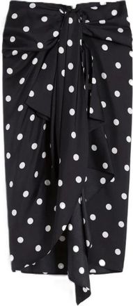 Max Mara Femme, Jupes, Noir, Taille: 36 FR Jupe en serge de soie &agrave;