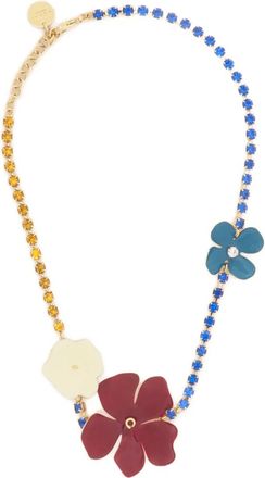 Marni flower-detail necklace - Or