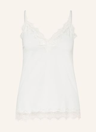Rosemunde Top Bridget Mit Spitze weiss