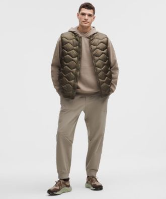 lululemon ABC Regular Jogger Brushed Warpstreme f&uuml;r M&auml;nner - Khaki - Gr&ouml;&szlig;e XS