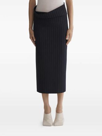 MUGLER Rock mit Nadelstreifen - Schwarz