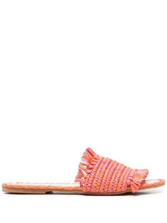 Maneb&igrave; claquettes &agrave; bout ouvert - Orange