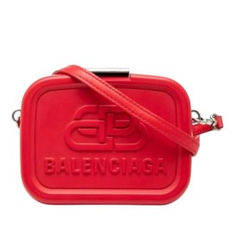 Balenciaga Sac bandouli&egrave;re Lunch Box Pre-owned - Femme - Pre-owned - Rouge - Taille: ONE Size