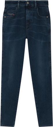 Diesel High-waisted Gerades Jeans - - Jeans - Damen - Blau - W25