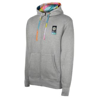 Fifa Offizielle Frauenfu&szlig;ball-Weltmeisterschaft 2023 f&uuml;r Erwachsene Kapuzenpullover mit Rei&szlig;verschluss, Heather Grey, Large