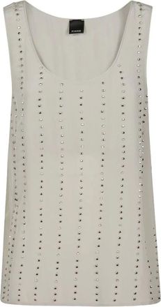 Pinko Pinko, Femme, Tops, Gris, Taille: 36 FR D&eacute;bardeurs