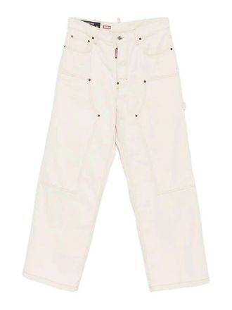 Dsquared2 Jean Droit - Cr&egrave;me