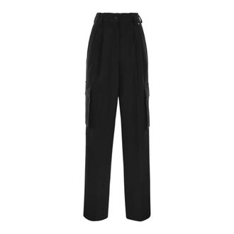 Herno Weite Cargo-Hose - - Trousers - Damen - Schwarzk - M