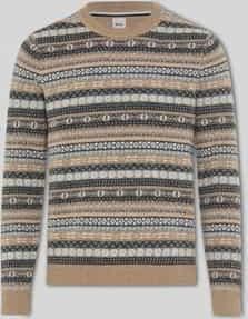 Brax Kaschmirpullover mit Rundhalsausschnitt Modell Rick