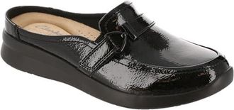 Clarks Ellowyn Amelia pour femme, Synthétique verni froissé noir, 5