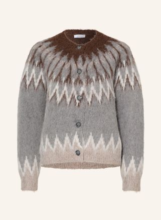 Darling Harbour Darling Harbour Strickjacke Mit Alpaka grau