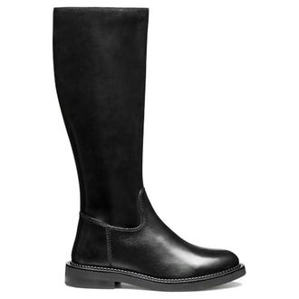 Geox D SERILDA Bottes hautes au genou pour femme, noir, 39 UE, Noir, 39 EU