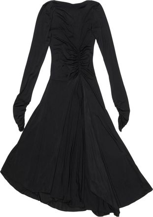 Acne Studios Lang&auml;rmeliges Kleid - Schwarz