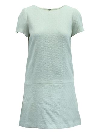 Alice & Olivia Strukturiertes Kleid - Blau