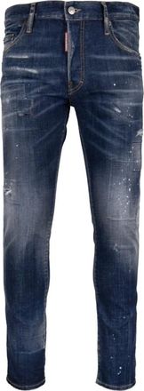 Dsquared2 Homme, Jeans, Bleu, Taille: 2XS Jeans Slim-fit