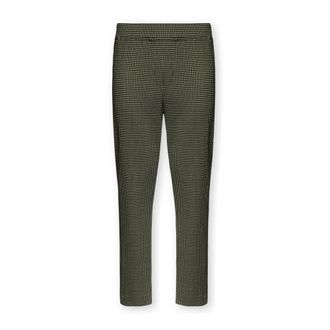 Elena Miro Cropped schmal geschnittene Jacquard-Hose - - Trousers - Damen - Schwarzk - 3XL