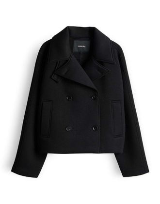 someday Trenchcoat VAMERA Loose aus Sweatware gerader Schnitt, leicht verk&uuml;rzt geschnitten
