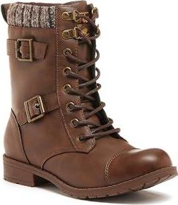 Rocket Dog Womens Billie Combat Boots, marron, 37 EU