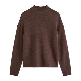 Marc O'Polo Rundhals-Strickware - - Knitwear - Damen - Braun - S