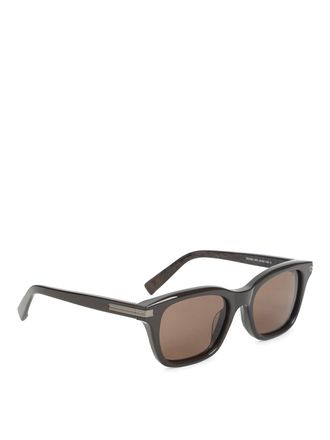 Ermenegildo Zegna Lunettes De Soleil - Marron Fonc&eacute;
