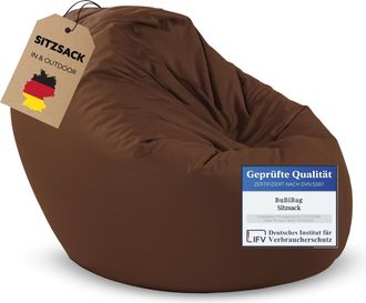 BuBiBag 2in1 Sitzsack L - XXL mit F&uuml;llung f&uuml;r Kinder & Erwachsene, Gaming Beanbag & Bodenkissen f&uuml;r Indoor & Outdoor Sessel Pflegeleicht & Wasserabweisend XXX