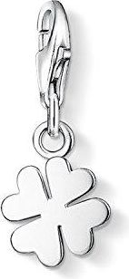 Thomas Sabo Femmes Pendentif Charm Trèfle Charm Club Argent Sterling 925 0884-001-12
