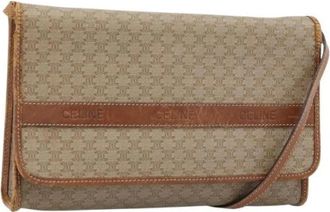 Celine Sac bandouli&egrave;re Macadam Pre-owned - Femme - Pre-owned - Beige - Taille: ONE Size