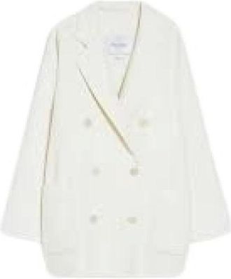 Max Mara Damen, M&auml;ntel, Wei&szlig;, 2XSGr&ouml;&szlig;e