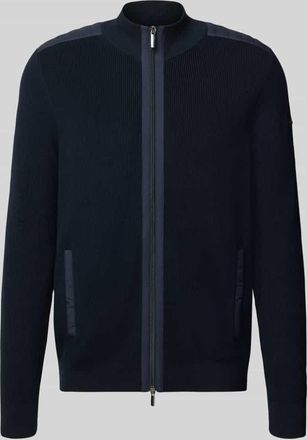 Bugatti Cardigan mit Zweiwege-Rei&szlig;verschluss