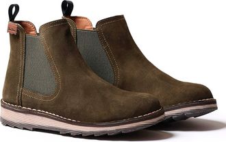 Toni Pons Damenstiefelette aus Wildleder - ISONA-SY - Kaki, 42 EU