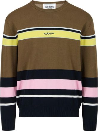 Iceberg Homme, Pulls, Multicolore, Taille: M Pull Ras du Cou
