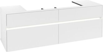 Villeroy & Boch Collaro Waschbeckenunterschrank mit Beleuchtung, - Villeroy&boch