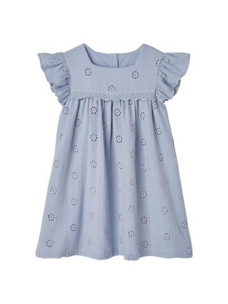 Vertbaudet Minikleid M&auml;dchen Musselinkleid