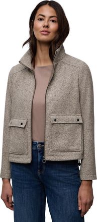 Street One Jacke mit Stehkragen light terra mocha mel. 44
