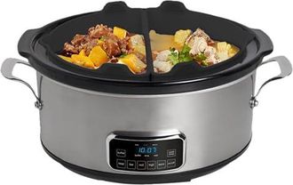 Generico 1 paire dinserts de s&eacute;paration pour mijoteuse de 6 &agrave; 8 litres compatibles avec les ustensiles de cuisine - Doublure r&eacute;utilisable en silicone pour soup