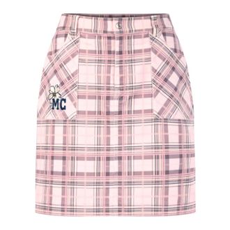 Marc Cain Cordrock mit Karomuster und Stickerei - - Skirts - Damen - Rosa - L