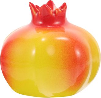 Valiclud Keramik Granatapfel Vase Hydroponische Pflanzgefäß Dekorative Blumenvase Aus Keramik Für Hydroponische Pflanzen Und Blumenarrangements Wohnraumdeko