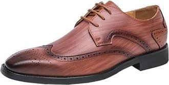 Generic Chaussures Oxford Modernes Respirantes for Hommes, en Cuir Verni Luxe, Bout Pointu, Style Mocassin Classique