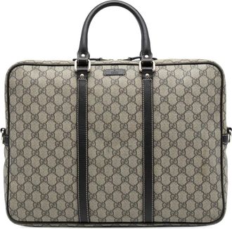 Gucci 2016-2025 GG Supreme business bag - Braun