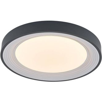 Lindby Lindby - led Plafonnier &agrave; intensit&eacute; variable Lindum en m&eacute;tal pour salon & salle &agrave; manger