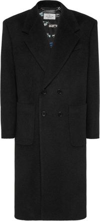 Philipp Plein Herren, Mäntel, Schwarzk, MGröße