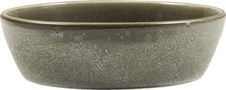 Bitz Suppenschale, Suppenschüssel aus Steingut, 18 cm im Durchmesser, grau/grau