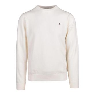 GANT Pullover mit Rundhalsausschnitt - - Knitwear - Herren - Beige - L