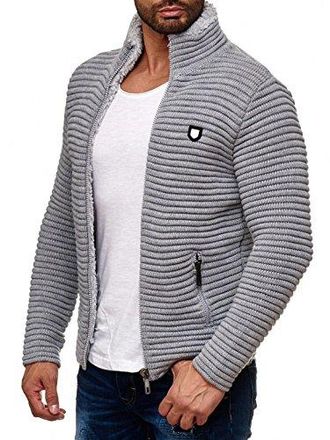Red Bridge Cardigan pour Hommes Gilet Chandail Pull Gris XXL